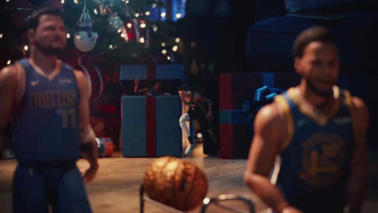 2024년 NBA 크리스마스 매치 공식 홍보 동영상 ‘Jingle Hoops Regifted’(2013년 초 징글 훕스 오마쥬 ...