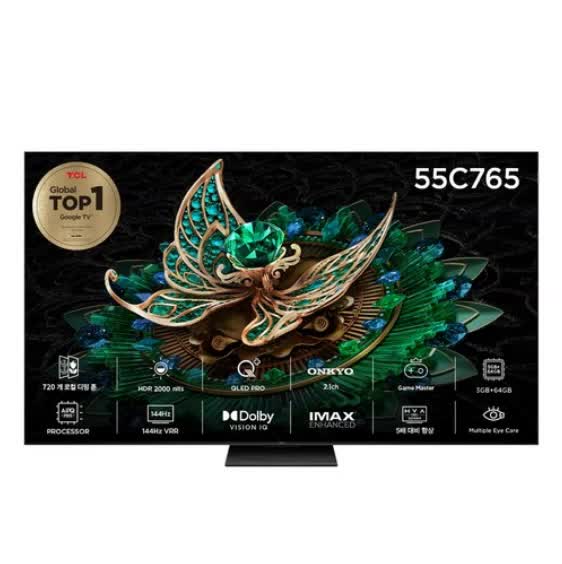 할인가 74만 TCL 4K UHD QD Mini LED 스마트TV 55C765 스탠드형 : 네이버 블로그
