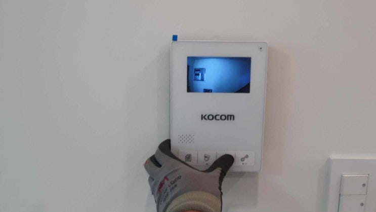 인터폰 남구 용당동 창조아파트 인테리어 비디오폰 교체 설치 코콤 KCV-434(설명서) : 네이버 블로그