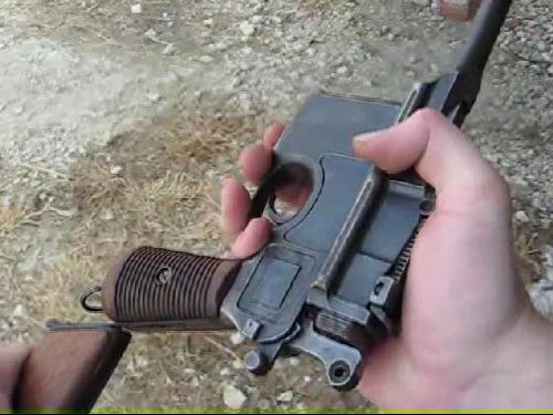 마우저 C96 (M1896, M1932) 발사 장면 : 네이버 블로그