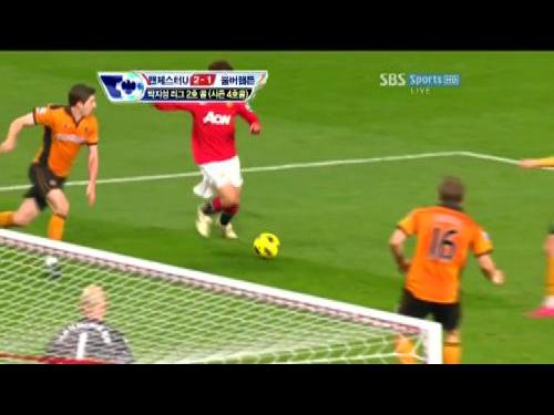 EPL 11R.101106.맨체스터Utd vs 울버햄튼 박지성 활약상 : 네이버 블로그