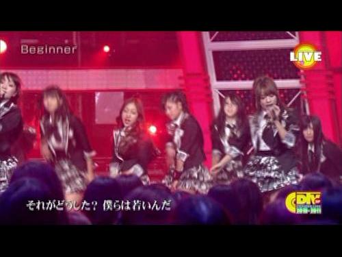 AKB48 - 비기너 + 포니테일과 슈슈 (CDTV SPECIAL! Premier Live 2010-2011 - 2010.12.31) : 네이버 블로그