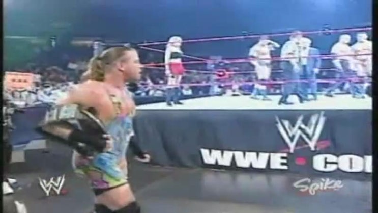 케인 And 랜디 오턴 And 바티스타 Vs 골드버그 And 숀 마이클스 And 랍밴댐 2003년 12월 1일자 Wwe Raw 네이버 블로그