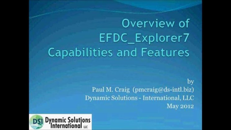 EFDC Explorer 7 Overview Part 1 : 네이버 블로그