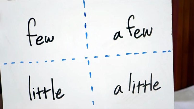 [ 영심이SHOW 32] “few/a few” VS “little/a little” : 네이버 블로그