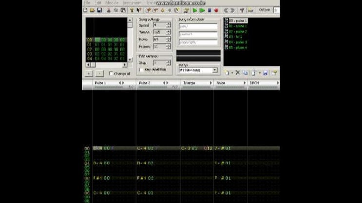 간만에 패미트래커(Famitracker) 제작 ! : 네이버 블로그