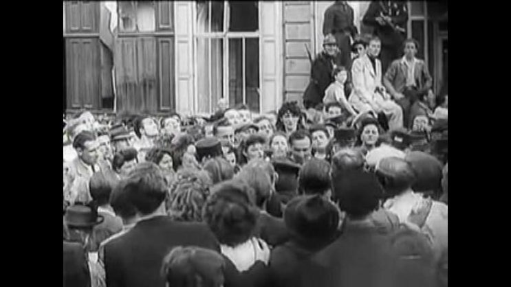 프랑스 쉘부르 나치 협력 여성들의 빡빡머리 조리돌림[WW2 Nazi collaborators in Cherbourg shaved ...