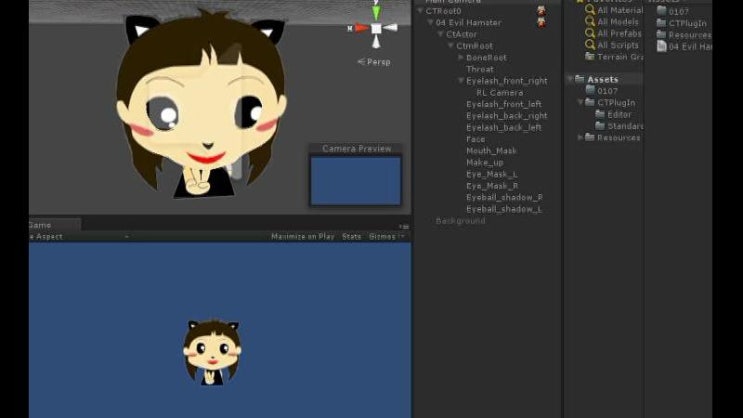[Unity3D&Crazy Talk] ③CrazyTalk 유니티 적용편 PRO7 / intractive Plug-in ...