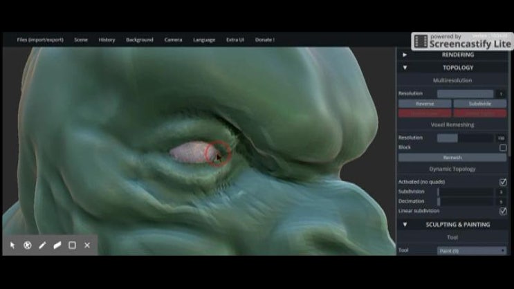 SculptGL - Lizard Man Part 1 : 네이버 블로그