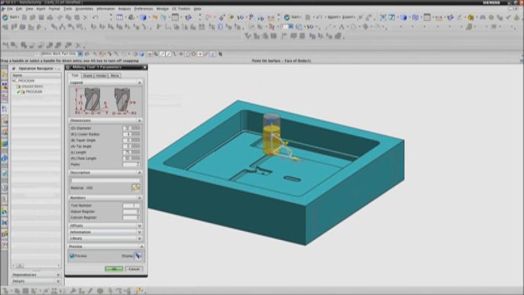 UG NX-CAM 무료 교육 동영상 강좌(강의) #1 - CAVITY : 네이버 블로그