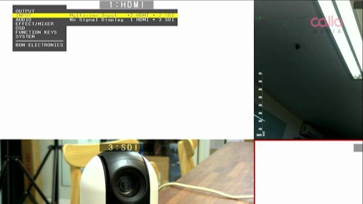 [기능설명] BON BVS-100 4채널스위처 - 메뉴설명2 (인풋/오디오설정) : 네이버 블로그