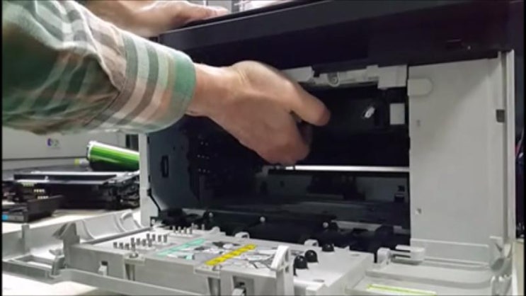 전사벨트 교체 방법 동영상 SL-C472W CLX-3303 CLX-3307W CLX-3305W : 네이버 블로그