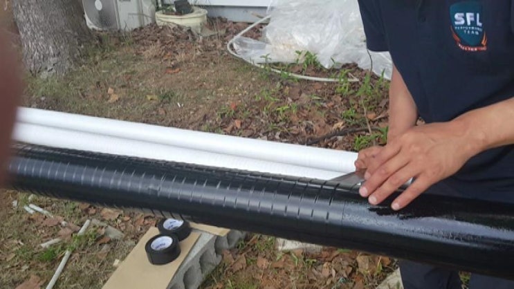 Hand Wrapping / Polyken 930-35(BLACK) 핸드 랩핑/ 시공 동영상 : 네이버 블로그