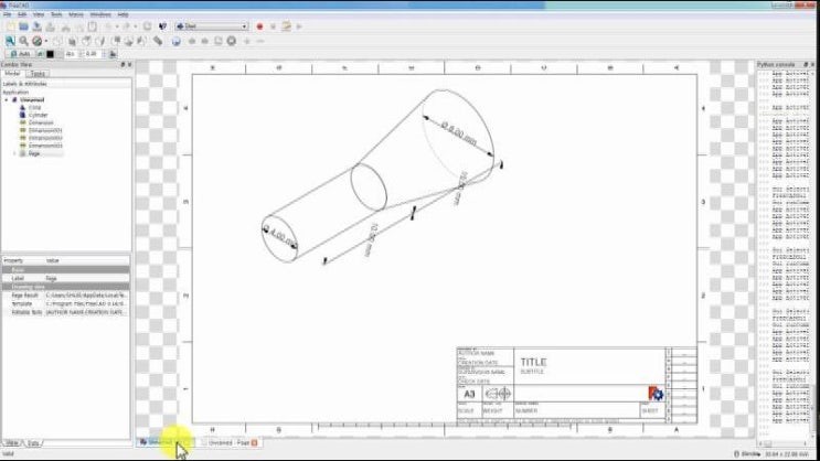 Open Source parametric 3D modeler : FreeCAD 2D 도면 자동화 : 네이버 블로그
