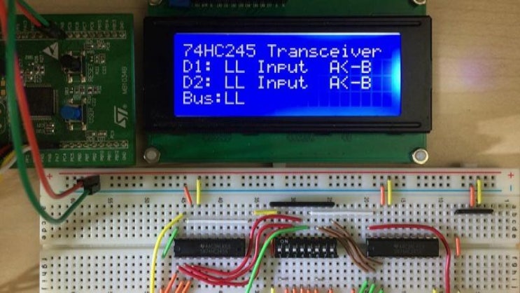 74HC245 Octal Bus Transceiver의 동작 : 네이버 블로그