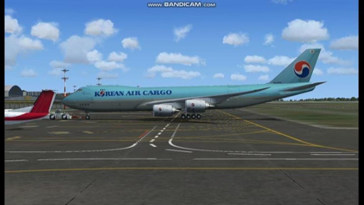 대한항공의 에어카고 747-800F CARGO 모스코바의 셰레메티예보 공항에서 이륙 합니다 [비행기게임, 러시아, 동영상 ...