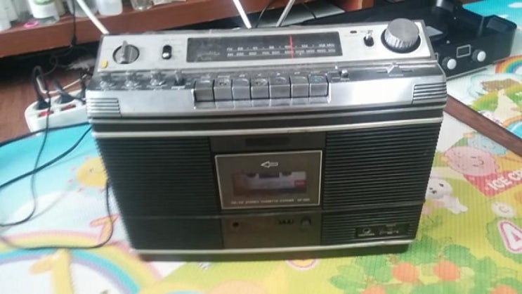 빈티지 명기 소니 sony cf 580 라디오가 고장이지만 외부 입력으로 사용 : 네이버 블로그
