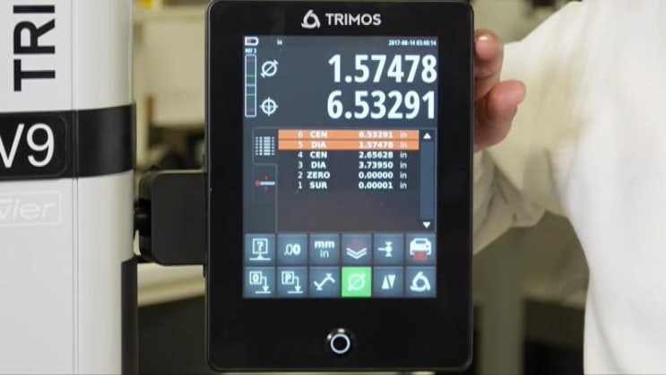 TRIMOS V9 V7 2차원측정기 내-외경측정법 : 네이버 블로그