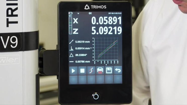 TRIMOS V9 V7 2차원측정기 직각도 측정 : 네이버 블로그
