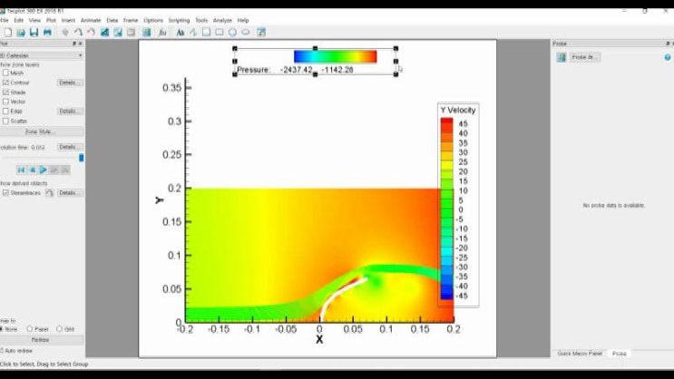 Tecplot 360EX 응용 - Abaqus 및 Fluent 예제를 이용하여 FSI (Fluid Structure Interaction) 후처리 기법. : 네이버 블로그