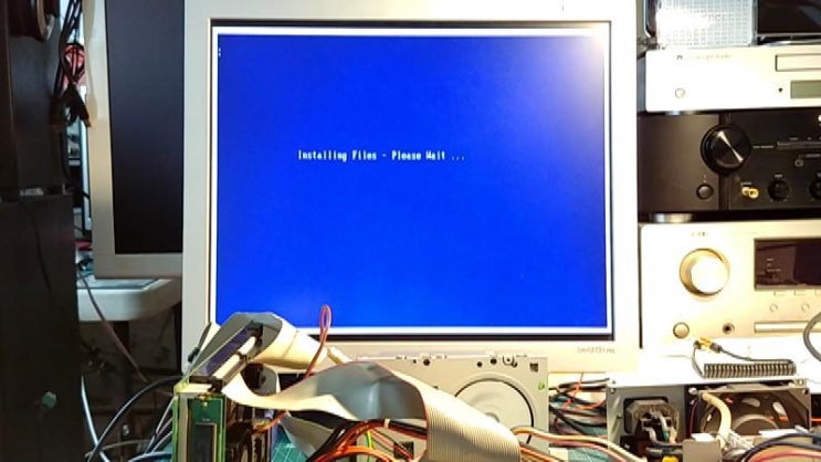 80486 컴퓨터에 디스켓으로 KEIL PK51 C Compiler설치화면 : 네이버 블로그