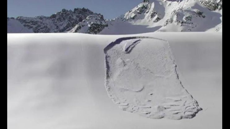 실제 눈사태 발생 가상 3D 애니메이션 VIDEO: The 'unprecedented' 3D animation that ...