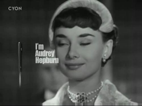 LG CYON BLACK LABEL Secret Phone(시크릿폰) "미소"편 (오드리햅번) : 네이버 블로그