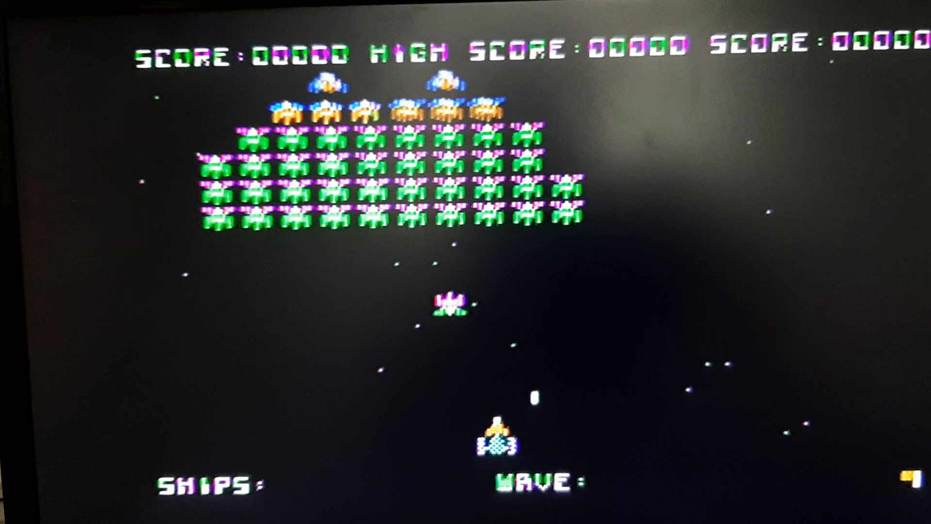 Atarisoft Galaxian for Apple II 실기화면 : 네이버 포스트