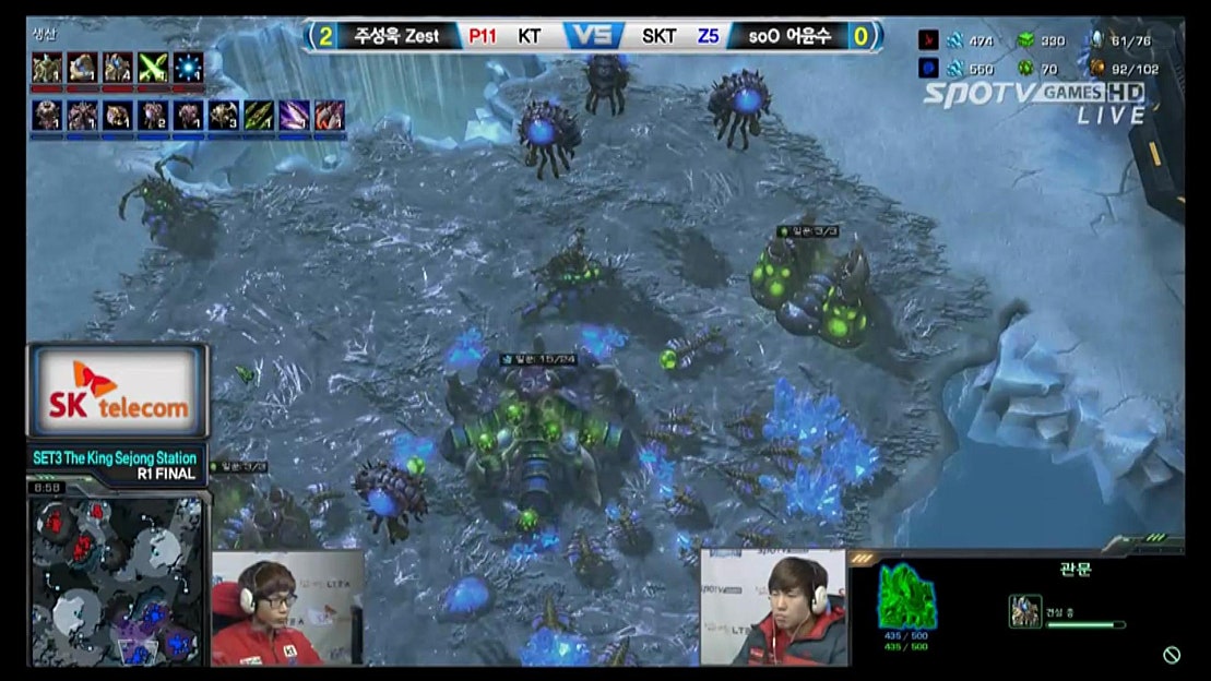 2014.02.11 1R 결승 3세트 주성욱(KT) vs 어윤수(SKT1) -세종과학기지 - 네이버 TV