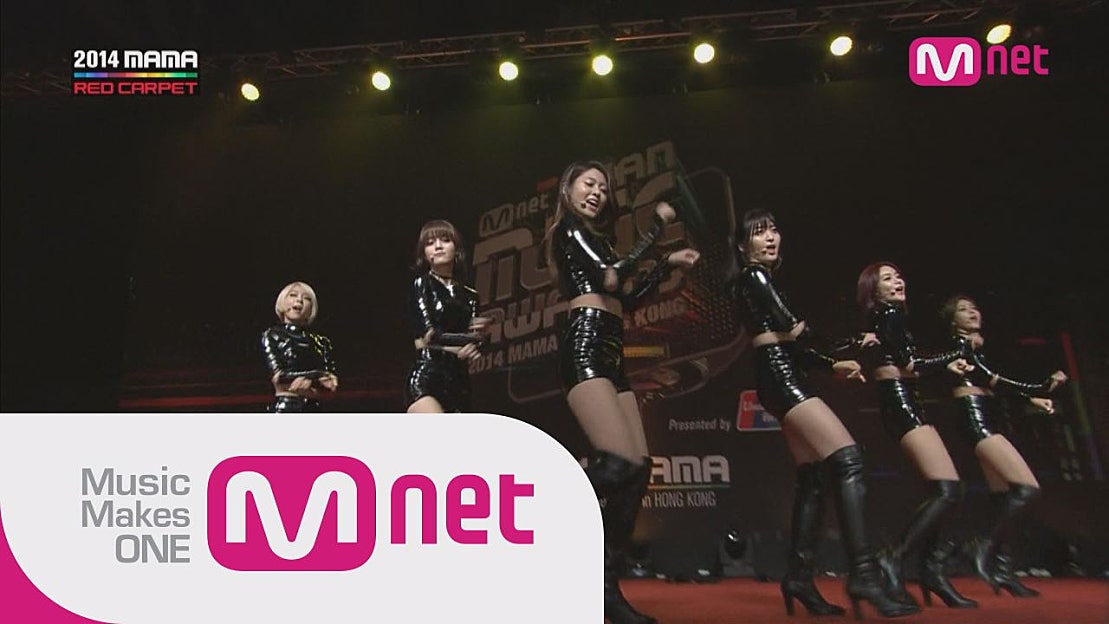 AOA - 짧은치마 + 사뿐사뿐 at 2014 MAMA Red Carpet - 네이버 TV
