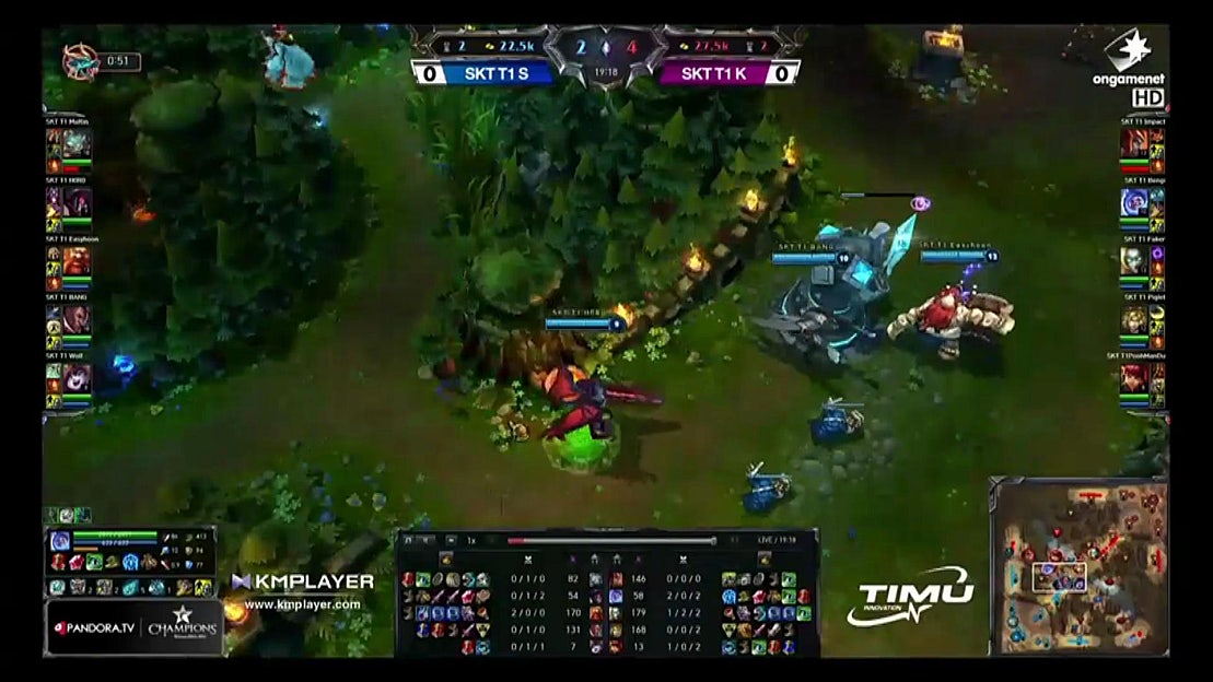 2013.11.22 SKT T1 S vs SKT T1 K 1경기 [롤챔스 윈터] - 네이버 TV