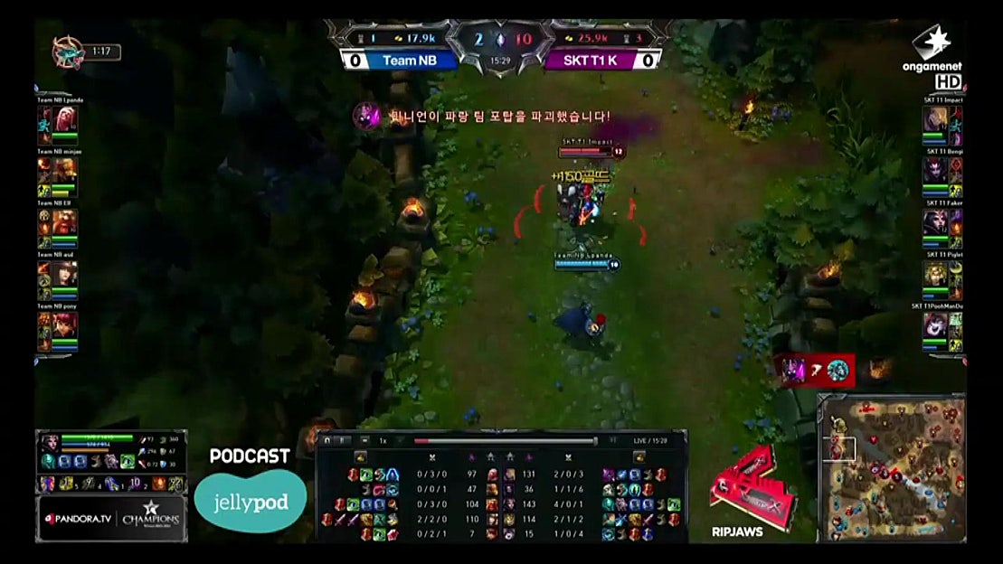 2013.11.15 SKT T1 K vs Team NB 1경기 [롤챔스 윈터] - 네이버 TV