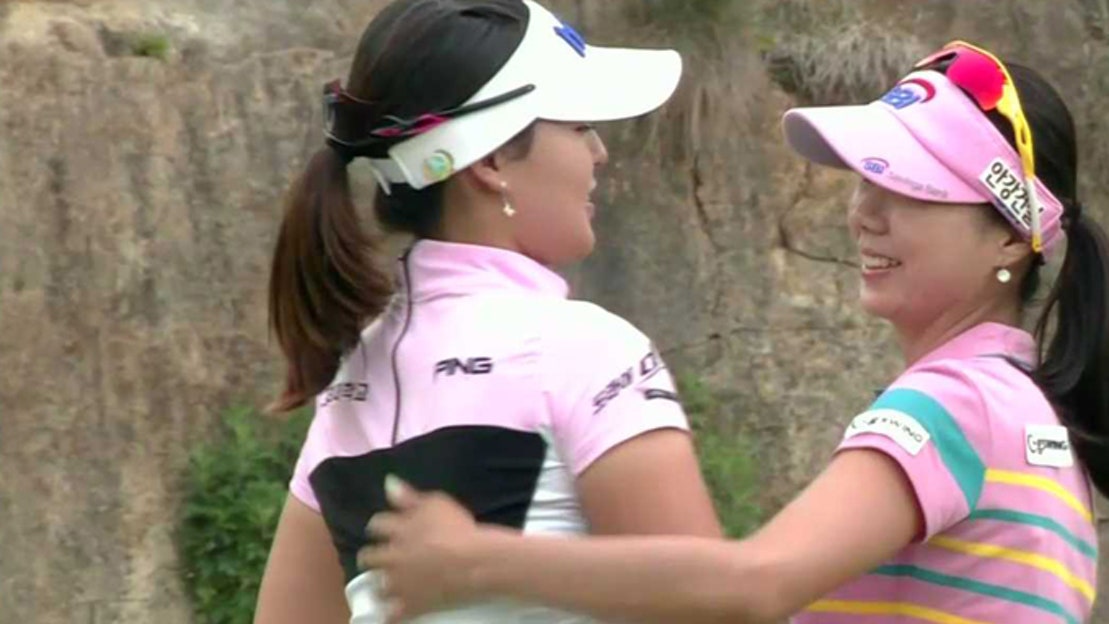 [E1 채리티 오픈 1R] 스타플레이어 총 출동! 1R 안시현 단독 선두 - 네이버 TV