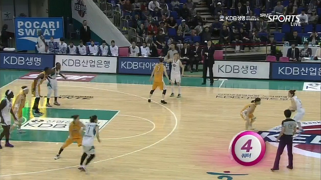 [2015-2016 WKBL] KEB하나은행 vs KB스타즈 4쿼터 - 네이버 TV