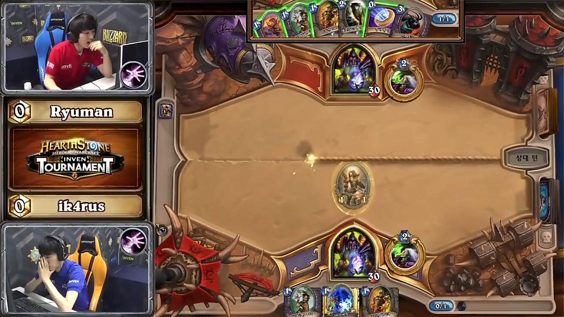 HearthStone [HIT 2016] Quarter Final Group B Match 1 Ryuman vs ik4rus 7 ...