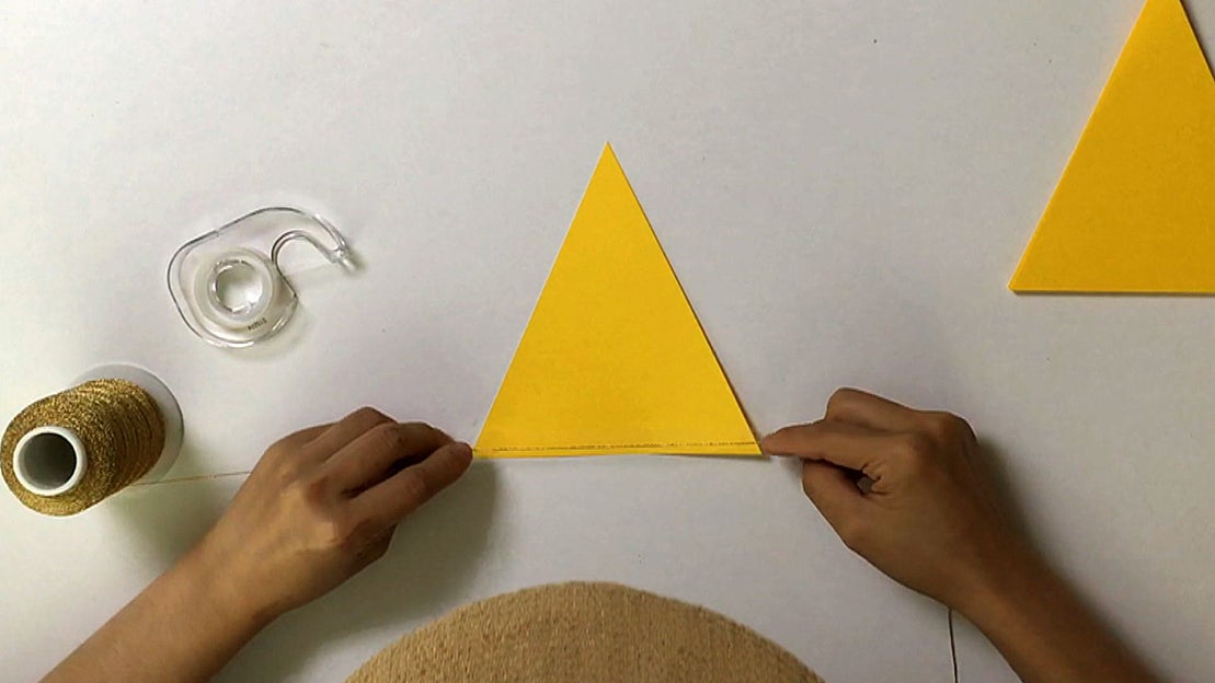 아이와 함께 놀기 - 삼각형 가랜드 / Triangle garland (Lemonade party) - 네이버 TV