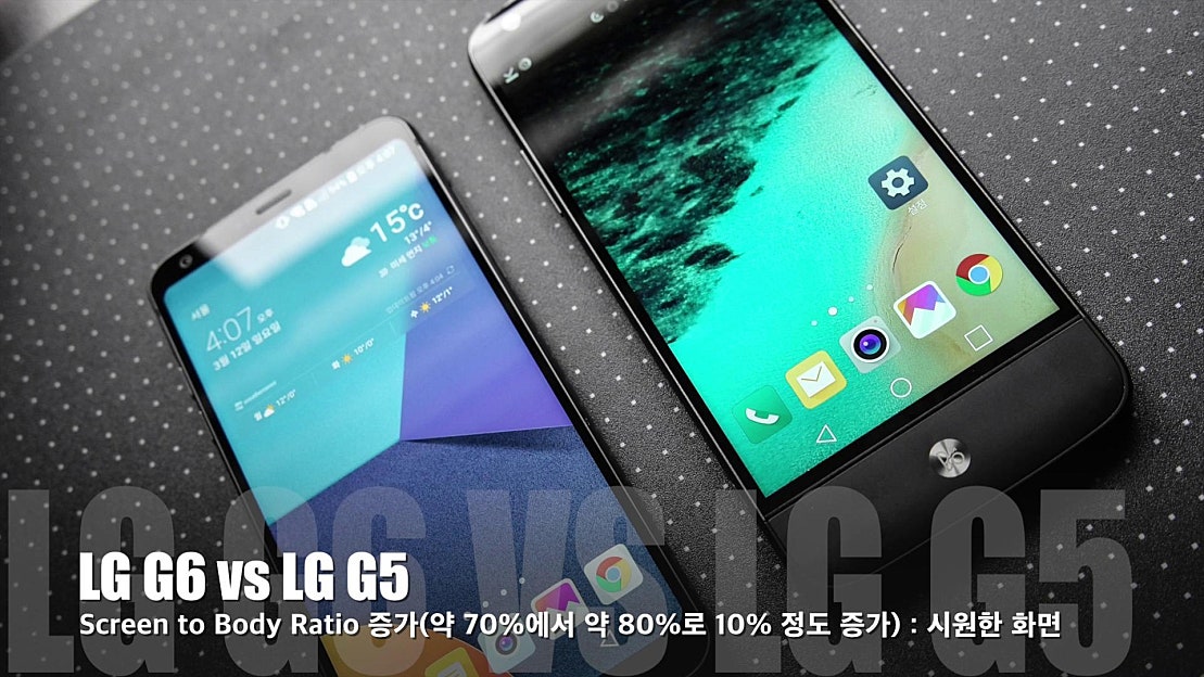 LG G6 vs LG G5, 닮은 듯 다른 LG전자 스마트폰 비교기 - 네이버 TV