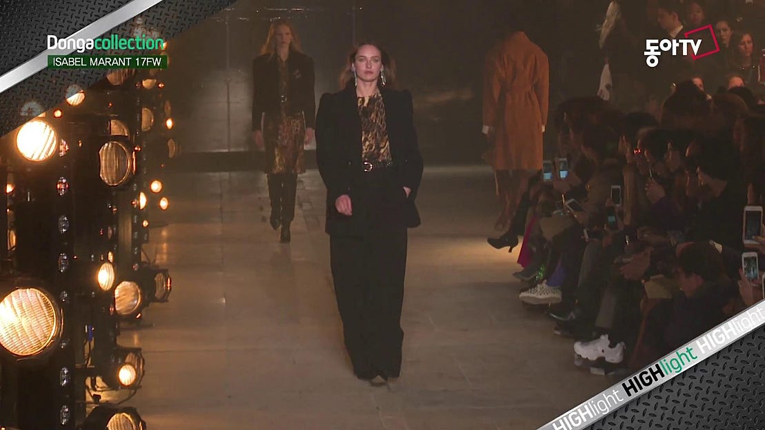 [동아컬렉션] 이자벨 마랑 ISABEL MARANT 17FW - 네이버 TV