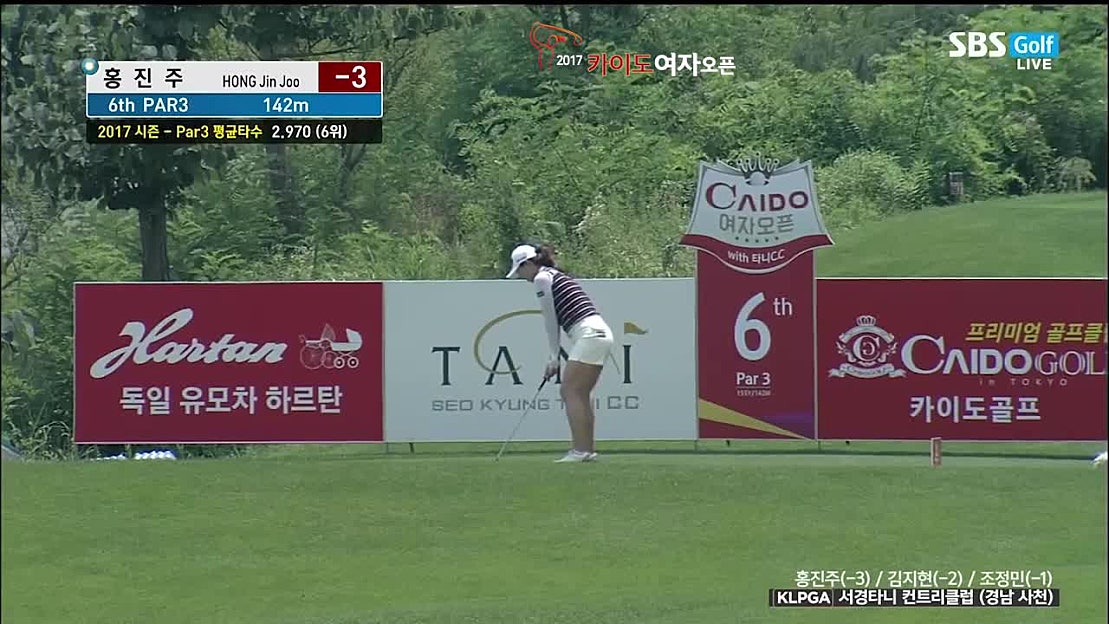 KLPGA 2017 카이도여자오픈 with 타니 CC,홍진주 프로 플레이 영상 - 네이버 TV