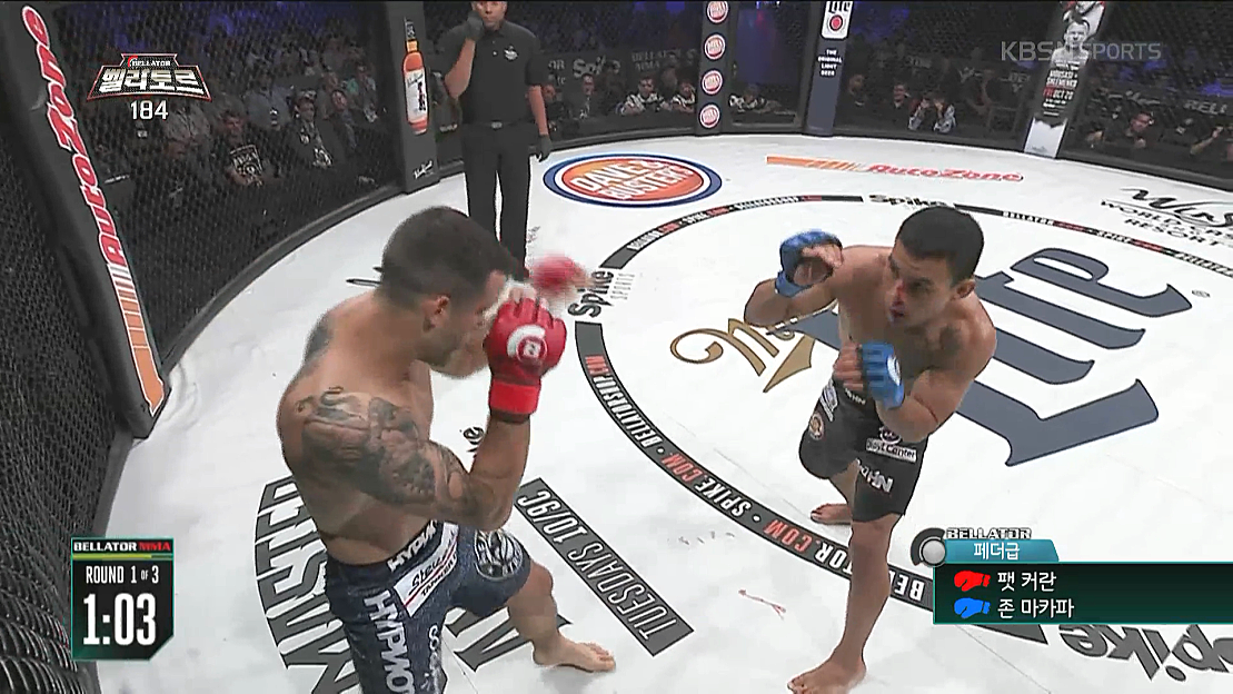 페더급, 팻 커란 vs 존 마카파 1R 경기 ＜벨라토르＞ - 네이버 TV