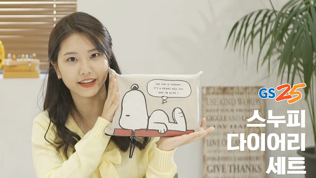 GS25 스누피 다이어리 세트 - 네이버 TV