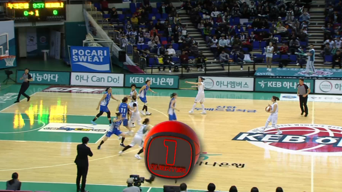 2017 WKBL 여자프로농구 KEB하나 VS 우리은행 - 네이버 TV