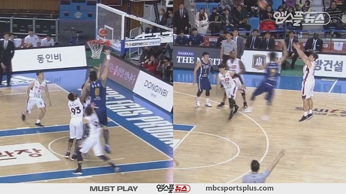 [1Q] 'KCC-높이, KT-외곽' 경기 초반부터 드러나는 양 팀의 성향 - 네이버 TV