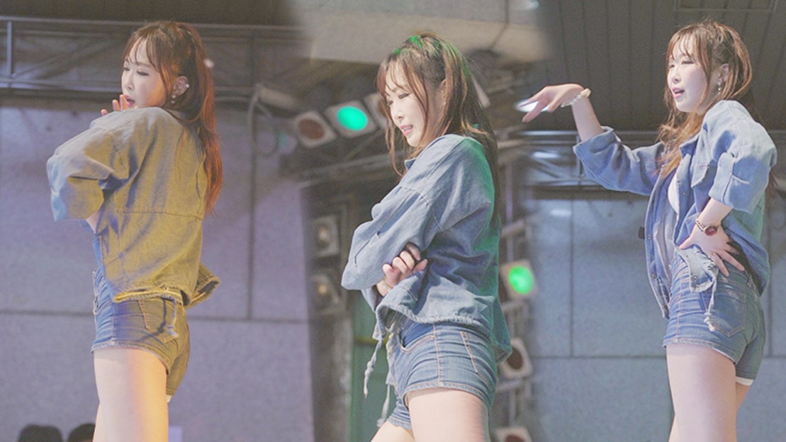 큐티여성댄스팀[스윗걸 SweetGirl 수영 Suyoung] "Hothae" /밀리오레/ kpop [직캠/Fancam ...