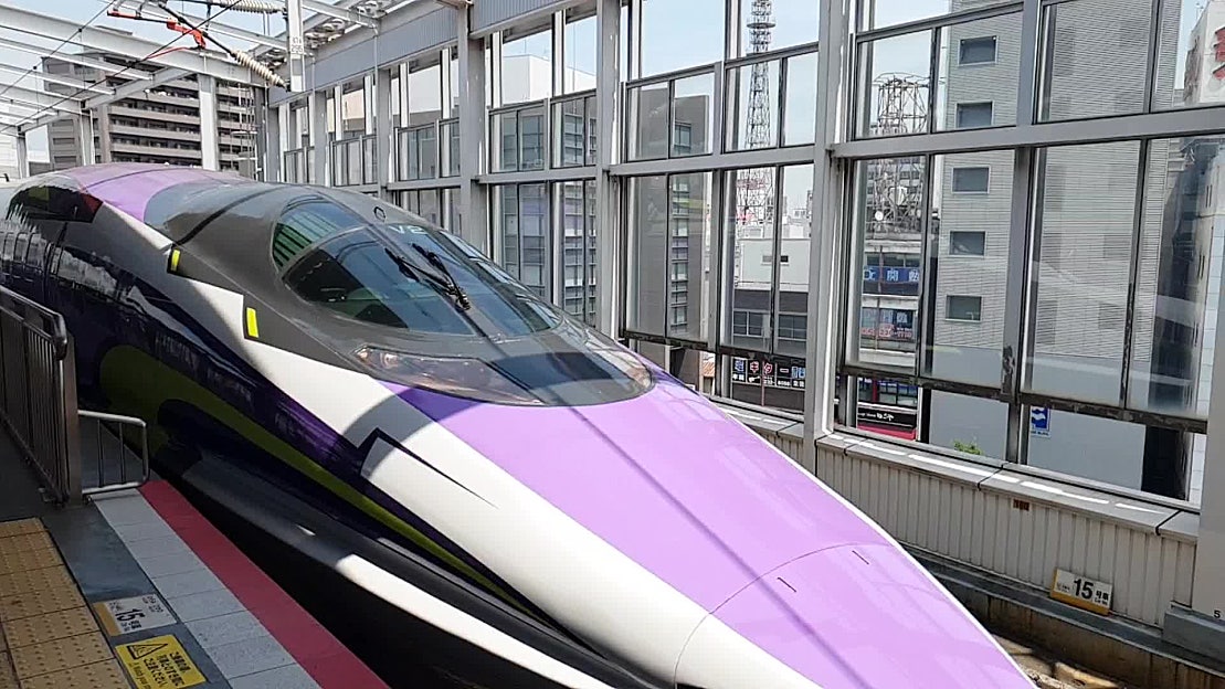 [일본신칸센] 500 TYPE EVA Shinkansen 에반게리온 신칸센 - 네이버 TV