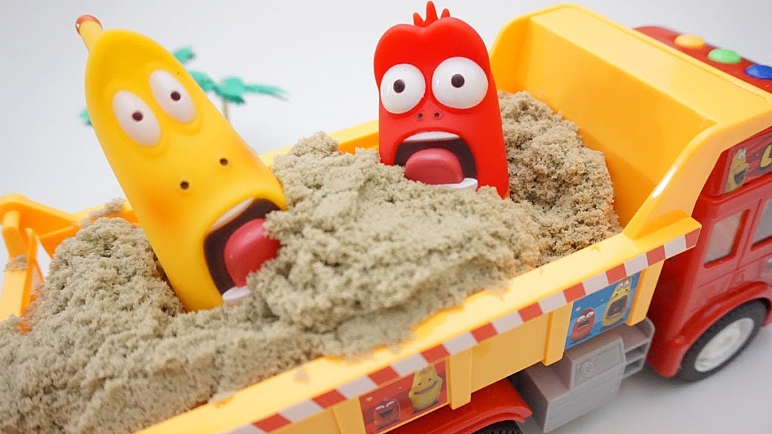 LARVA a sand game in the playground Toy Animation for Kids and Learn ...