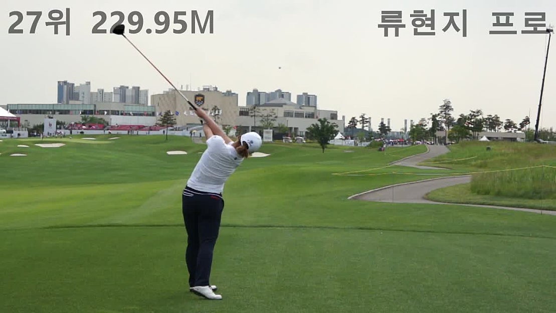 KLPGA 프로골퍼 드라이버 비거리 순위별 드라이버 스윙 모음(총 153명中 108명) - 네이버 TV