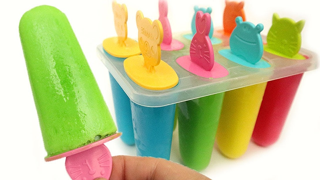 DIY How to Make 'Color milk stick Ice Cream' and 'BIG Zoku Pop ice ...