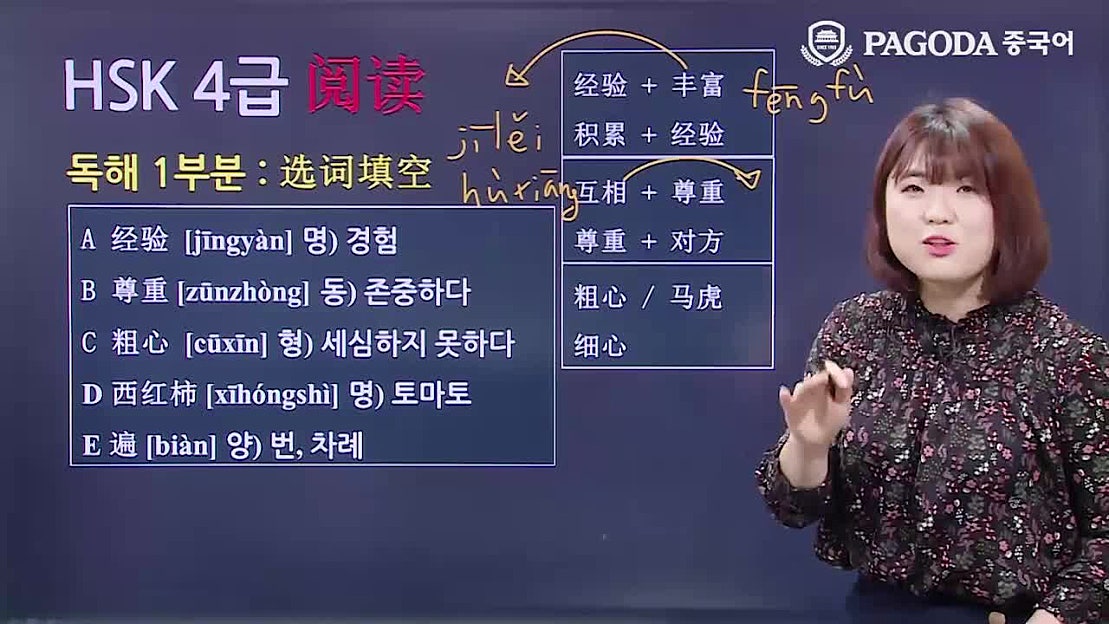 [파고다HSK] 18년도 11월 HSK대비 적중특강 4급 듣기 김미나 - 네이버 TV