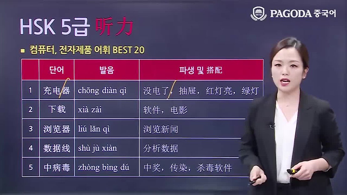 [파고다HSK] 18년도 11월 HSK대비 적중특강 5급 듣기 공정은 - 네이버 TV